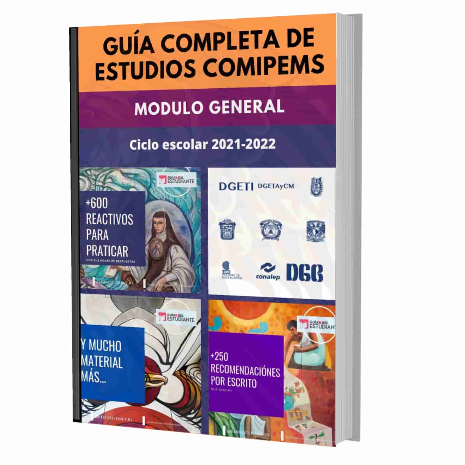 Examen de COMIPEMS General 2021 - Guía del estudiante