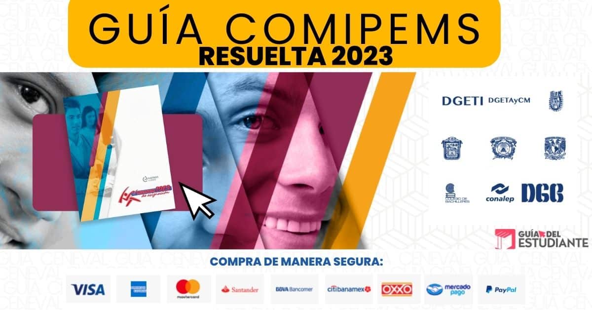 Guía COMIPEMS 2023 - UNAM - IPN - COLBACH SIMULADOR + EXTRA
